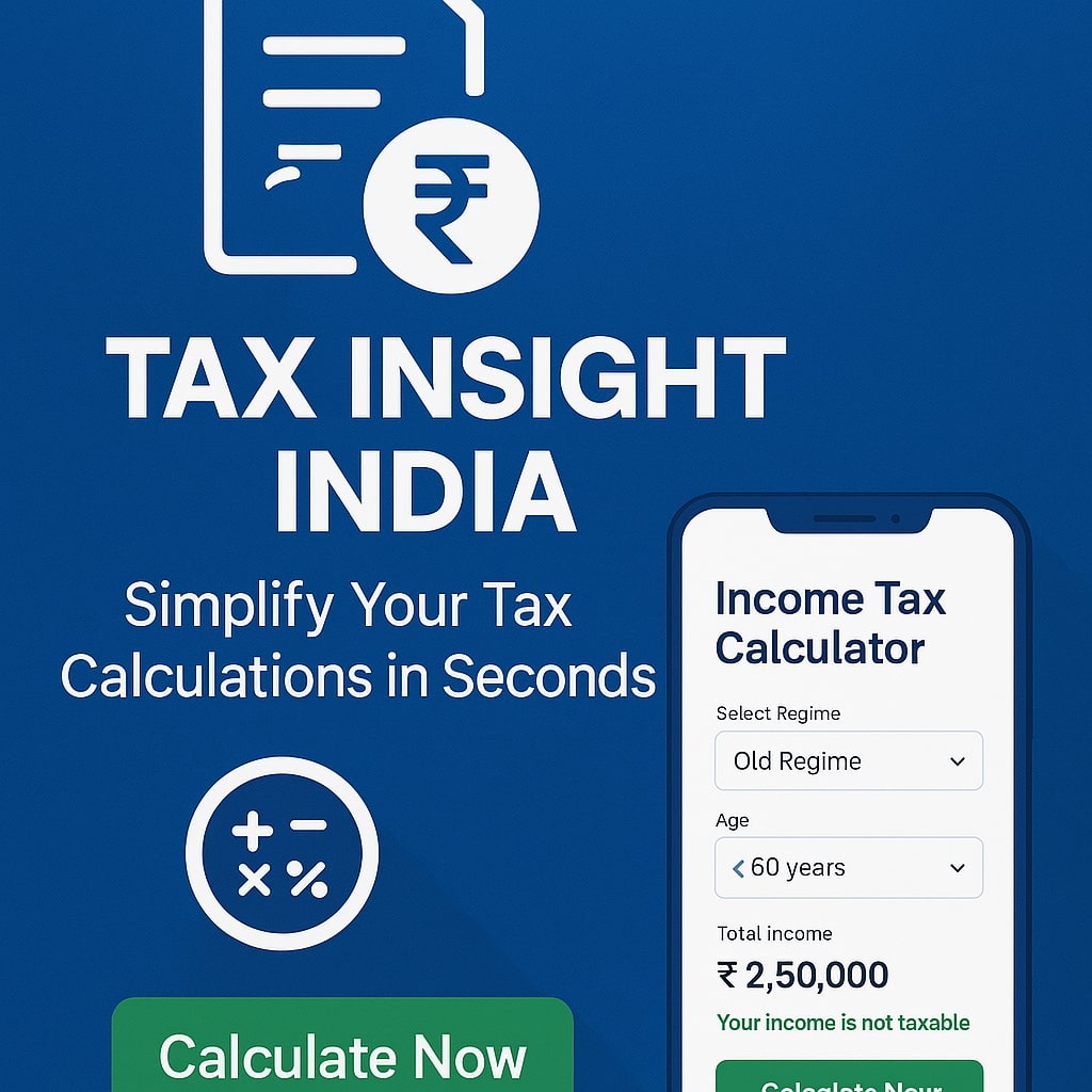 TaxInsightIndia - Compare Indian Income Tax Regimes